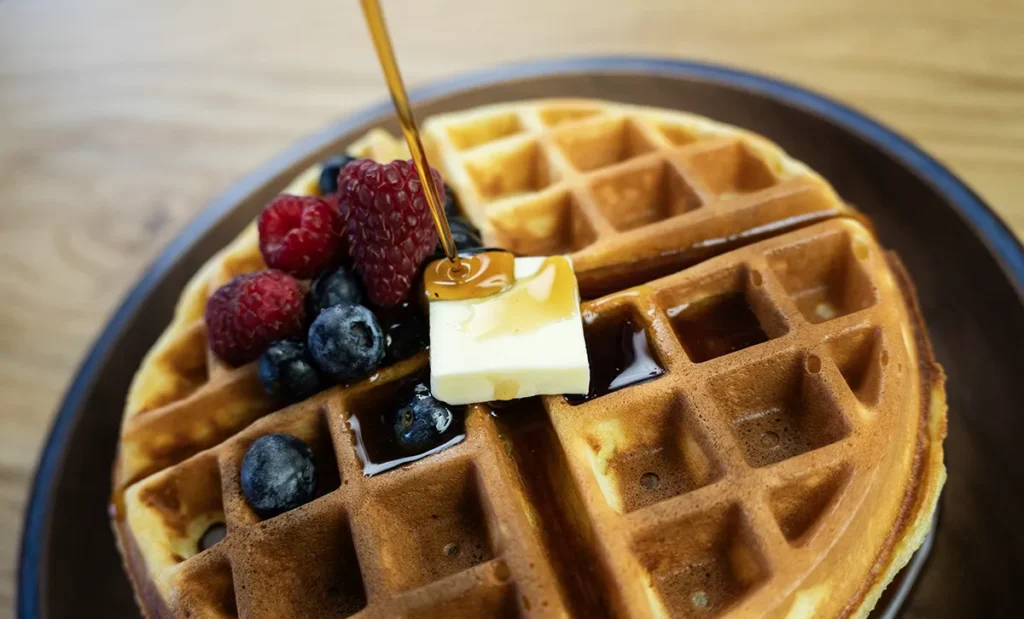 Amazing Sourdough Waffles or Pancakes (Light & Crispy) - Lowbrow Fancy